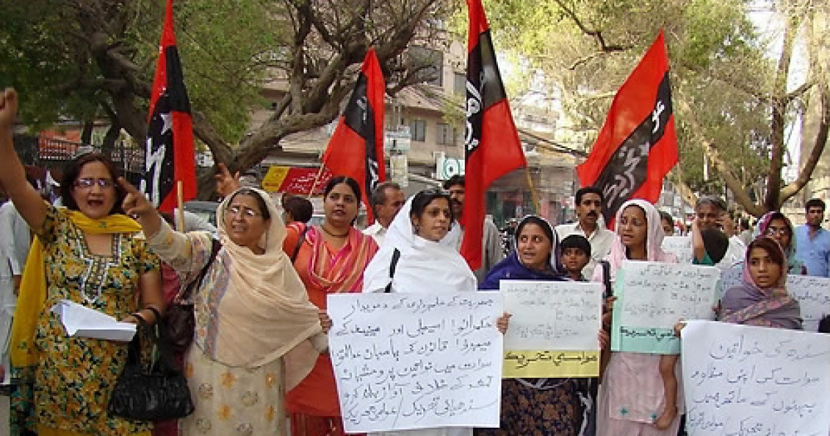 PAKISTAN PROTEST GIRL FLOGGING