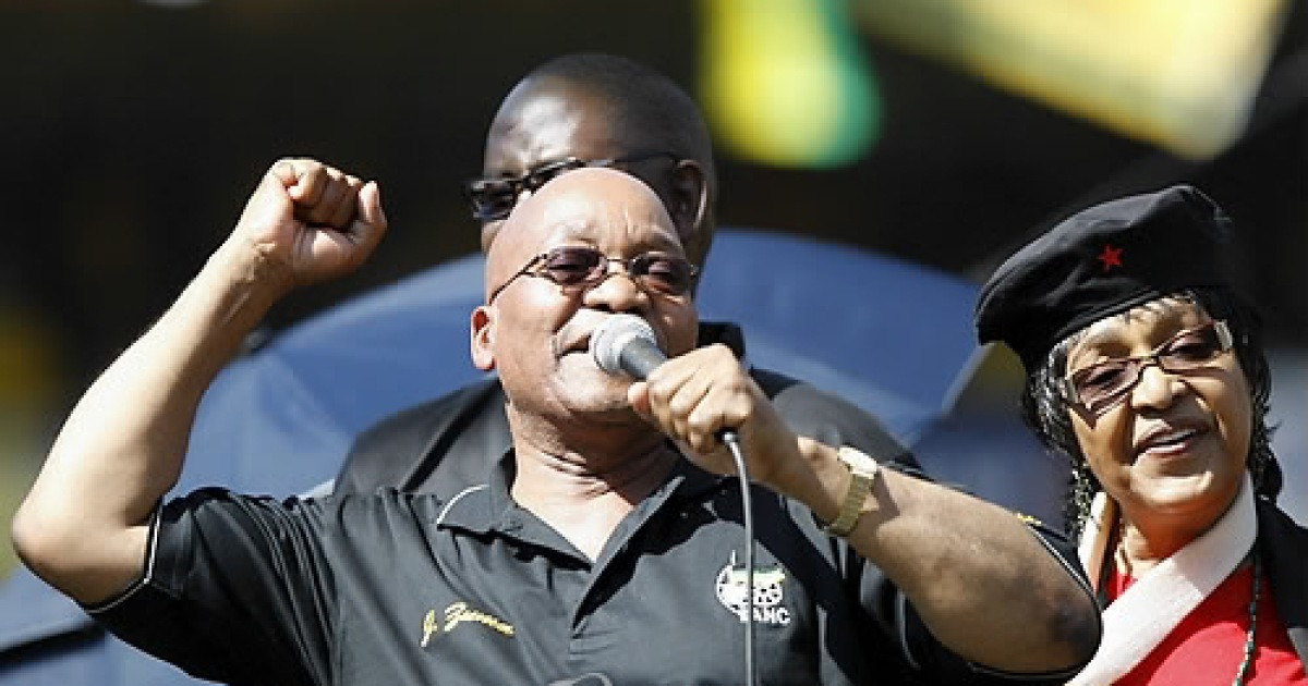 SOUTH AFRICA ELECTIONS ANC RALLY