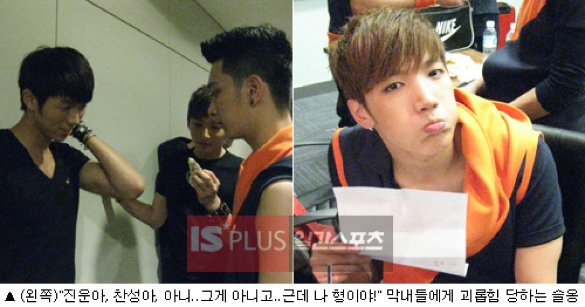 [스타셀카③] 대기실 밖으로 쫓겨난 2AM-2PM '이들에게 무슨 일이'