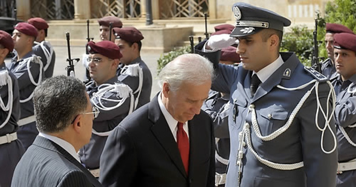 LEBANON US VICE PRESIDENT BIDEN