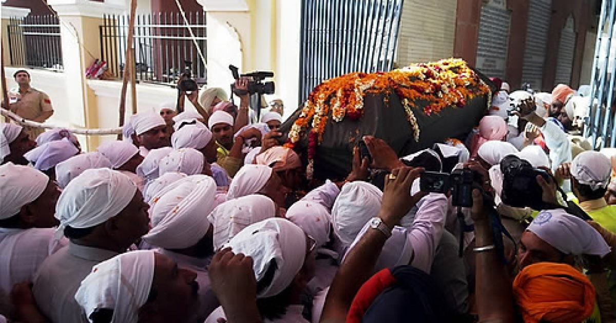 INDIA GURU SANT RAMA NANDA CREMATION