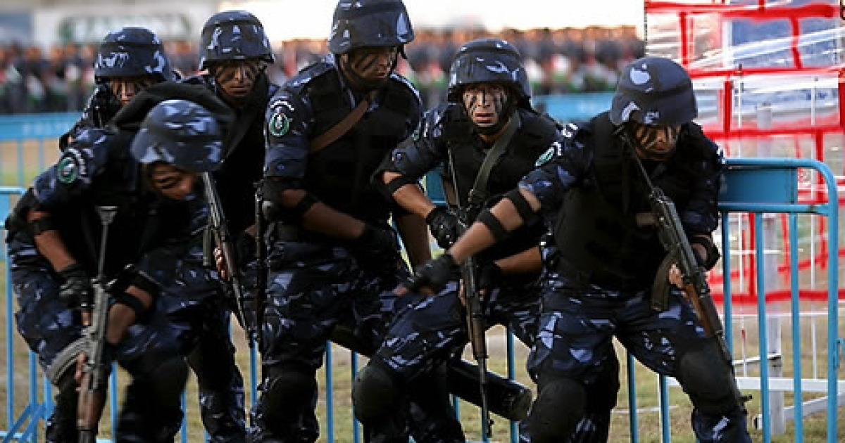 MIDEAST PALESTINIAN POLICE