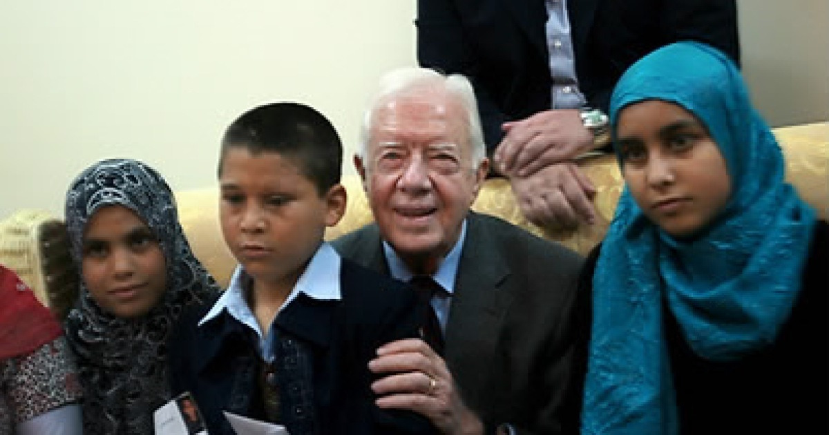 MIDEAST PALESTINIANS GAZA USA JIMMY CARTER