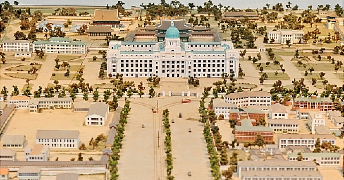 광화문 자리에 세워진 조선총독부