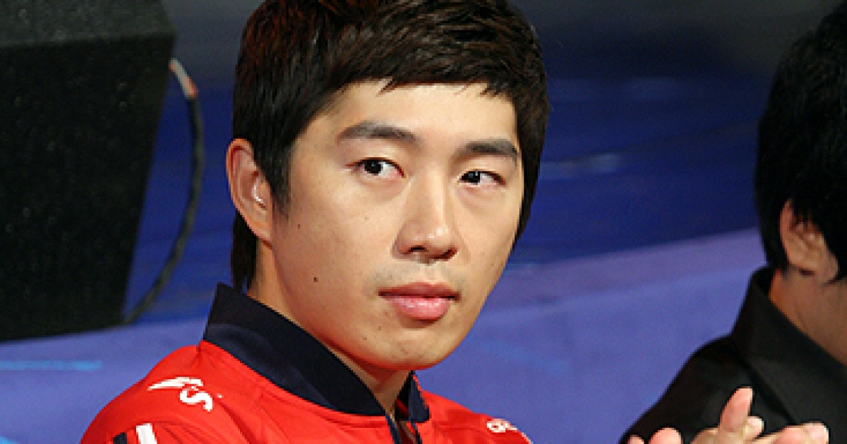 [MD포토] SKT 임요환 "오늘 경기 출전합니다"