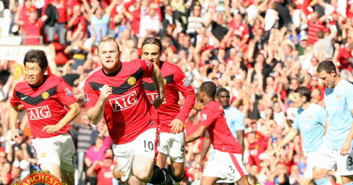 [EPL 6R] '박지성 61분 출전' 맨유, 맨시티에 4-3 승리