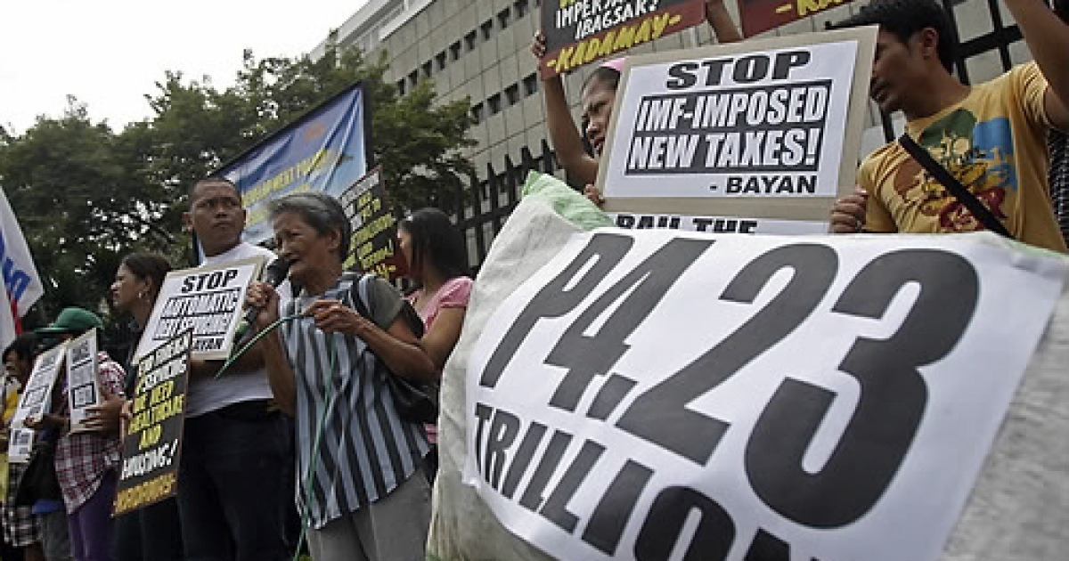 PHILIPPINES PROTEST IMF WORLD BANK