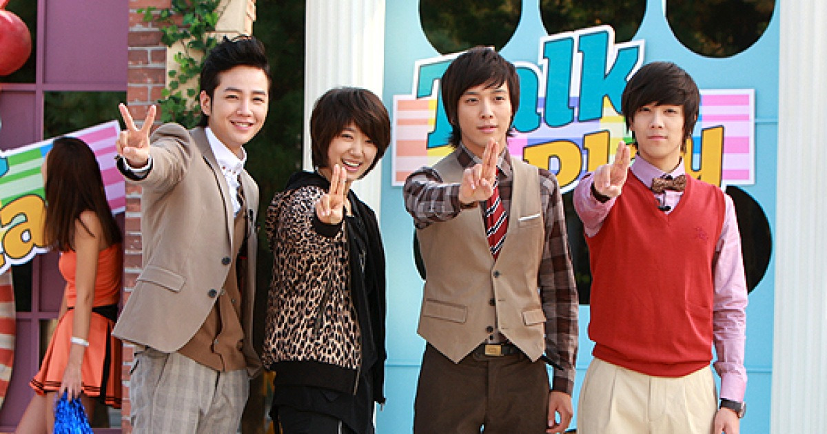 [포토] 장근석-박신혜-정용화-이홍기 "우린 A.N.JELL"