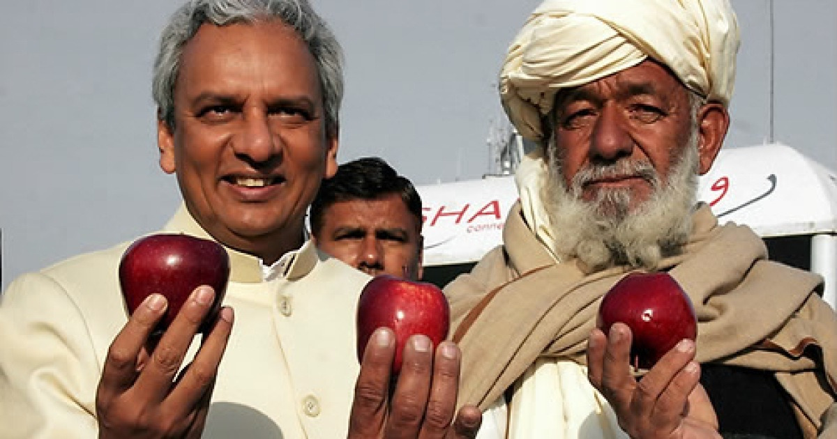 AFGHANISTAN INDIA APPLES EXPORT