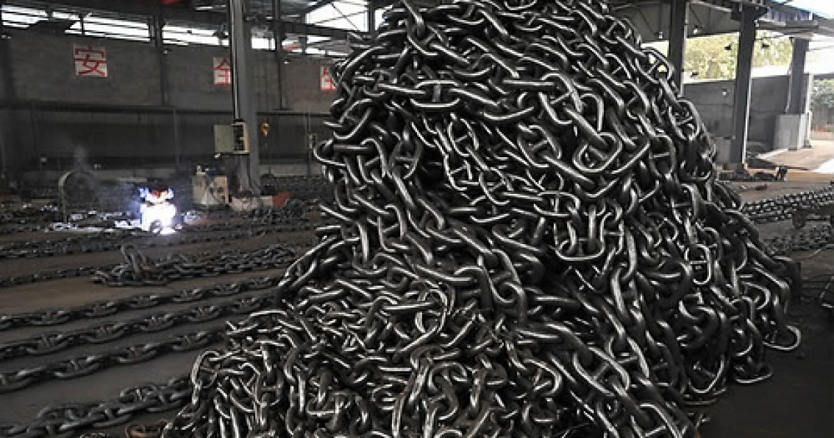 CHINA ANCHOR CHAIN PRODUCTION