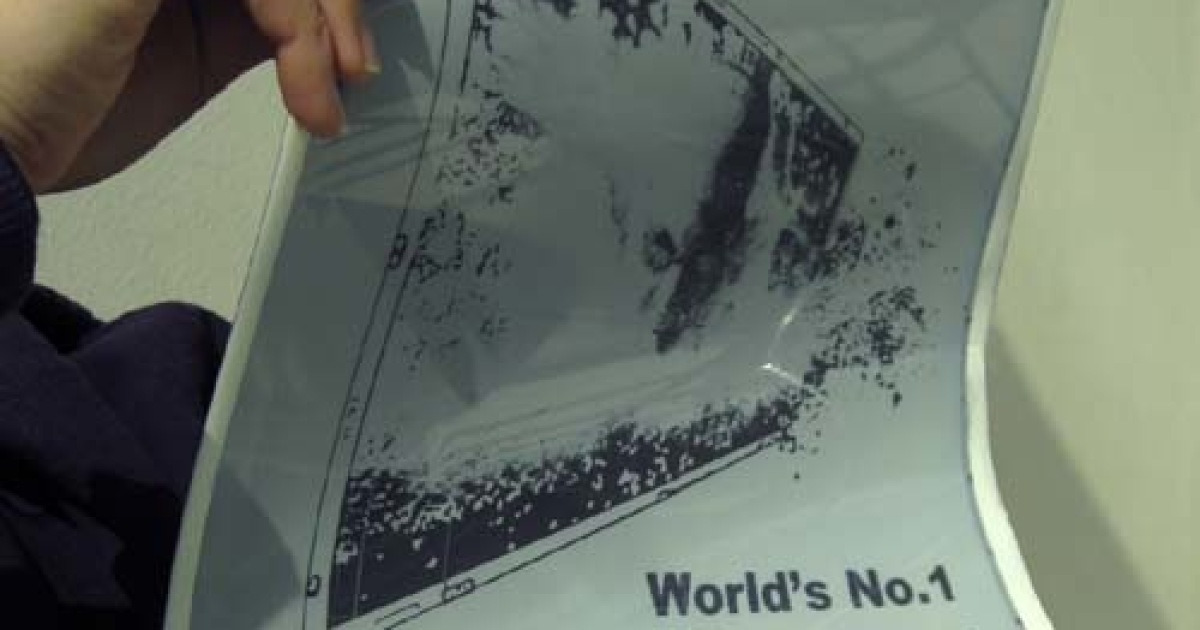 LG Display Develops 19-Inch Flexible E-Paper