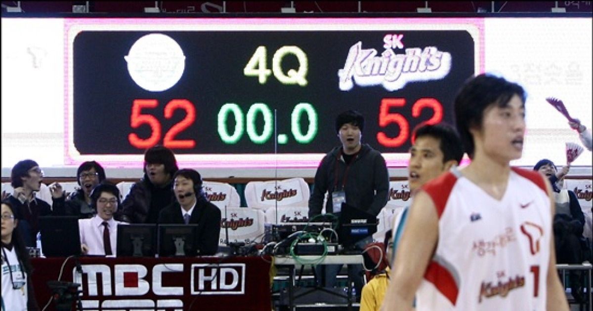 동부, 15일 SK전 연장전 무득점 '굴욕'..KBL 역대 2호