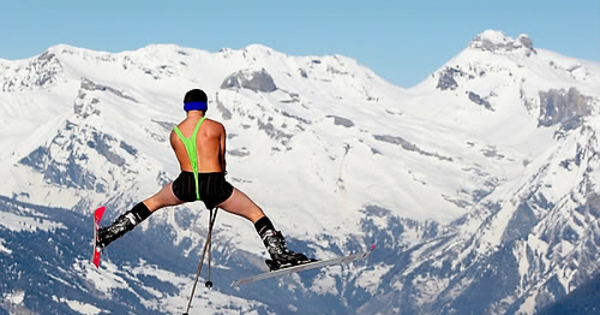 SWITZERLAND SKI FUNKY FLUO CARNIVAL CONTEST