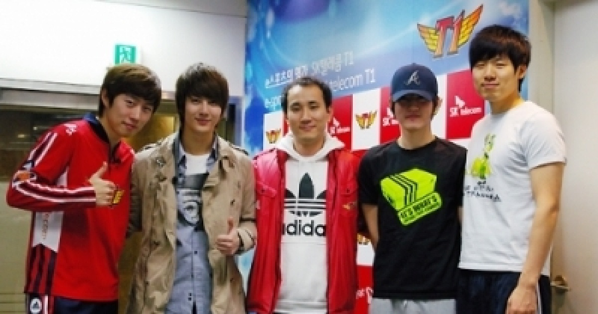 "SS501 김형준, 임요환 선수와 댄스"