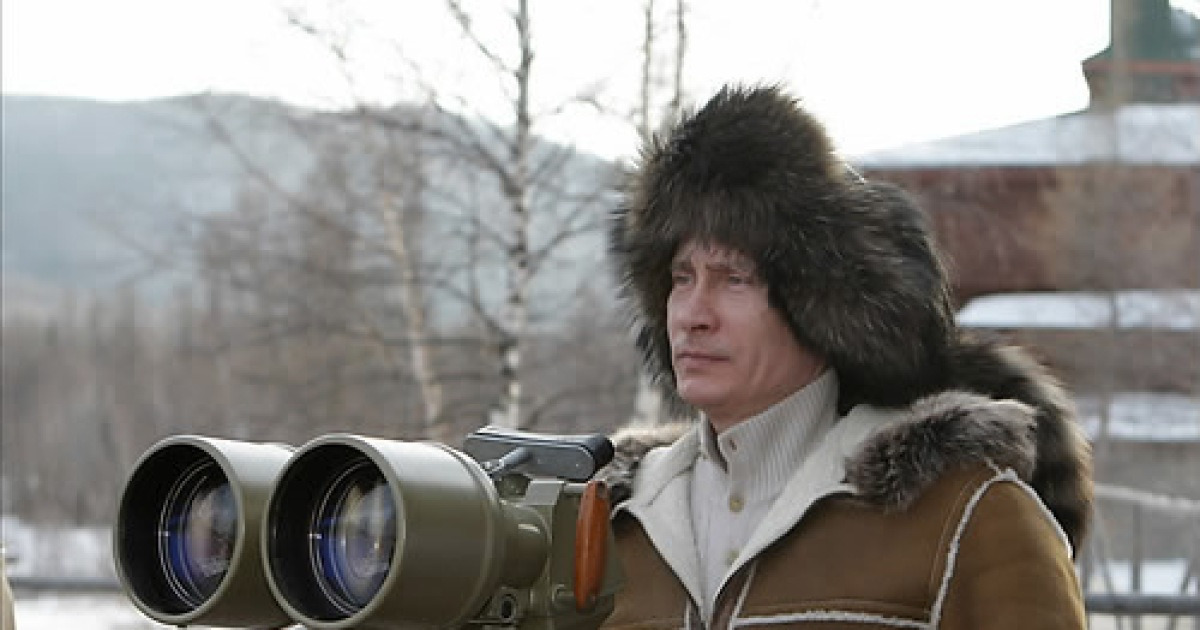 RUSSIA PRIME MINISTER PUTIN HORSE RIDING