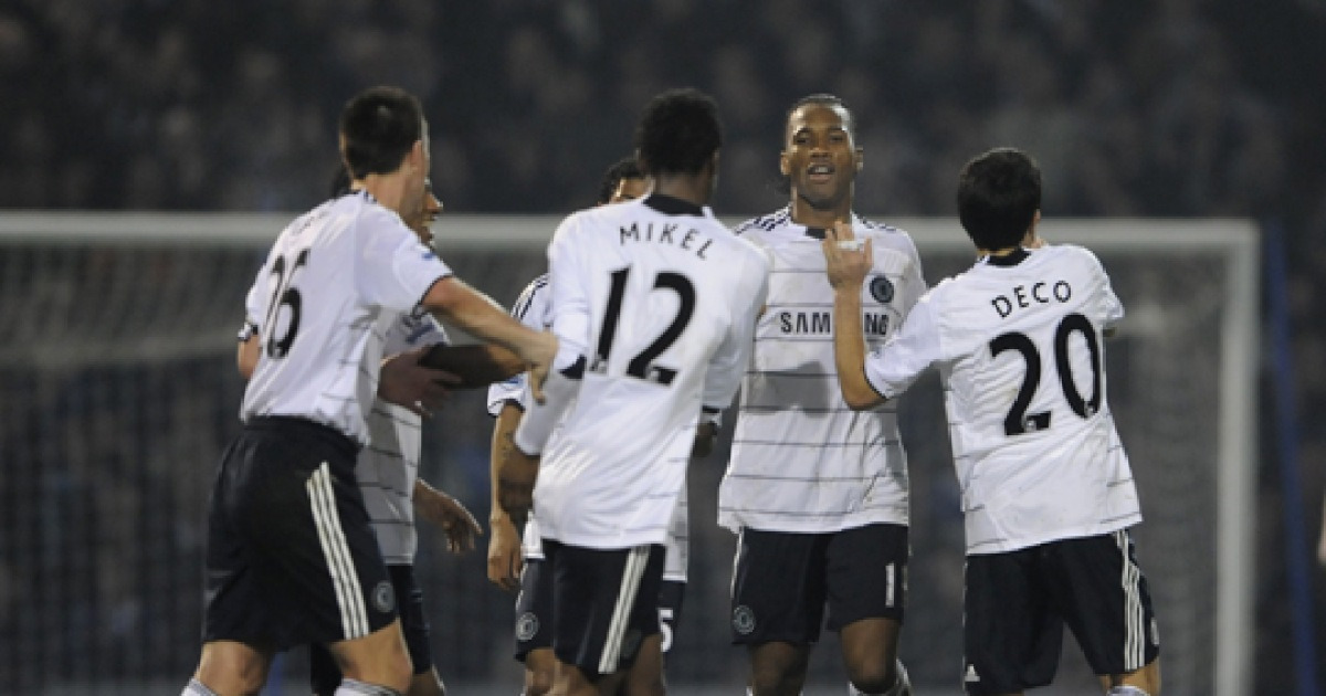 [EPL 31R] '드로그바 2골' 첼시, 포츠머스에 5-0 대승