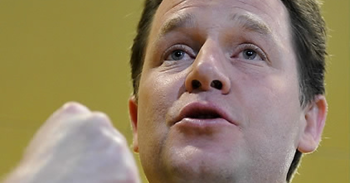 BRITAIN POLITICS ELECTIONS NICK CLEGG