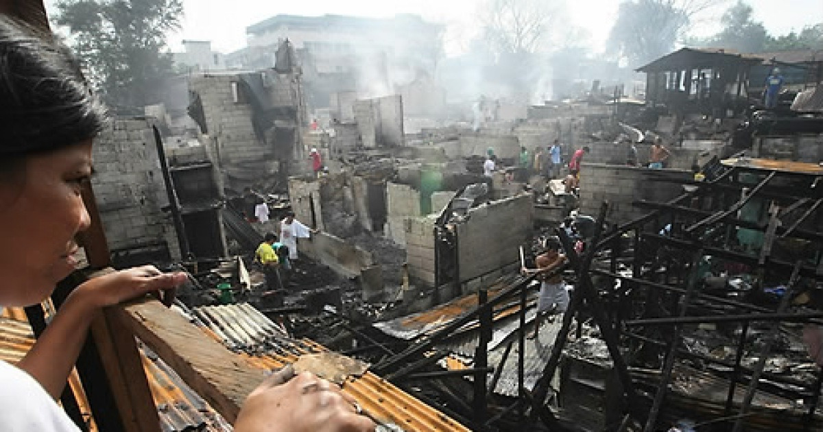 PHILIPPINES FIRE AFTERMATH