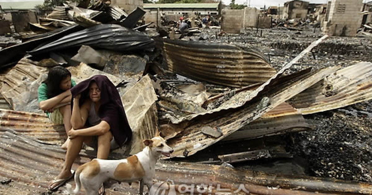 PHILIPPINES FIRE AFTERMATH