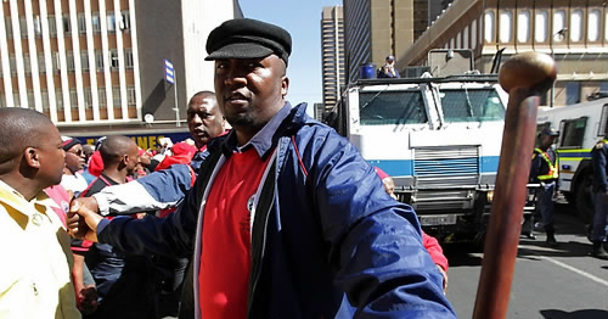SOUTH AFRICA CIVIL SERVANTS STRIKE