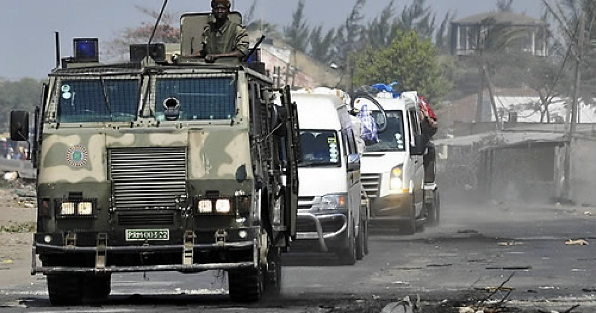 MOZAMBIQUE PRICE HIKE RIOTS