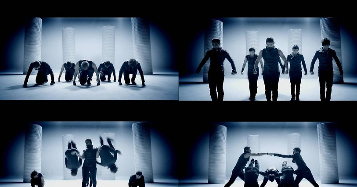 2PM, 아크로바틱 퍼포먼스 공개..강렬한 '로봇돌'