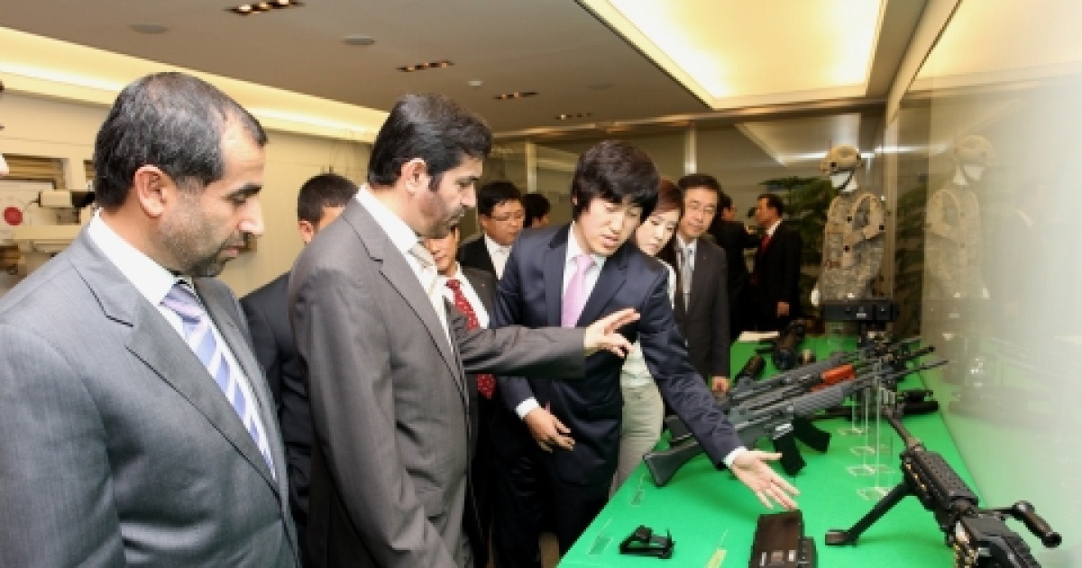 UAE 국방부 관계자 LG CNS 본사 방문