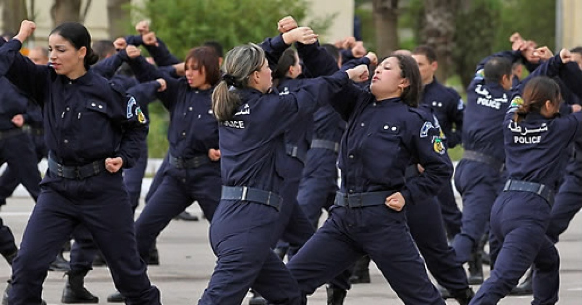 ALGERIA POLICE ACADEMY GRADUATION CEREMONY