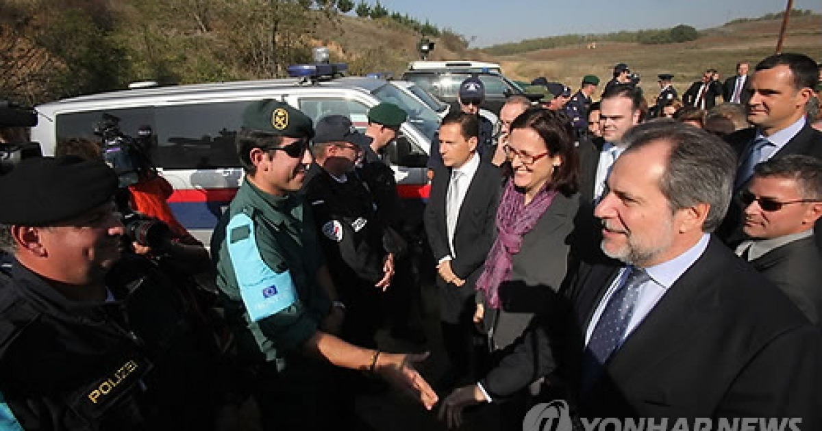 GREECE FRONTEX BORDERS POLICE