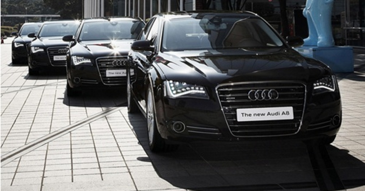 G20정상회의 의전차 '아우디 뉴A8' 34대 판매완료