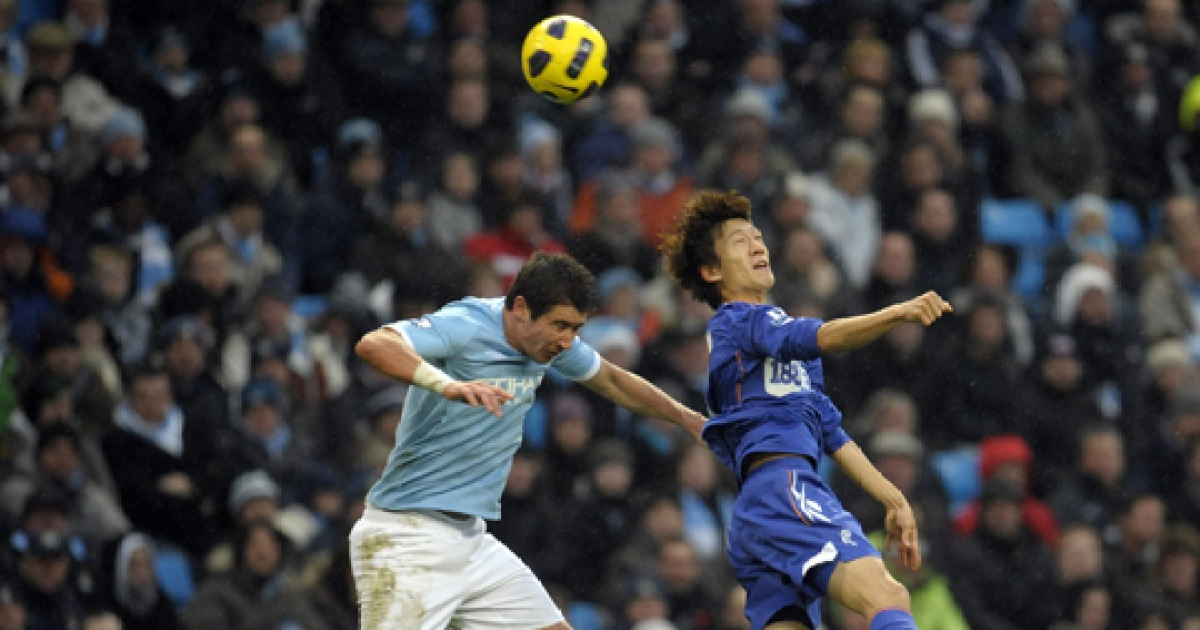 [EPL 16R] '이청용 82분 활약' 볼턴, 맨시티에 0-1 석패..무패행진 마감
