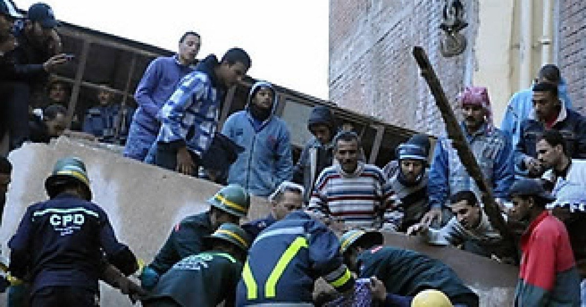 EGYPT FACTORY COLLAPS