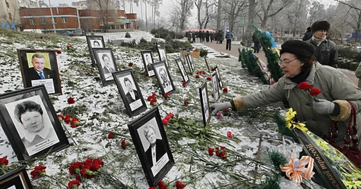 UKRAINE CHERNOBYL MEMORIAL