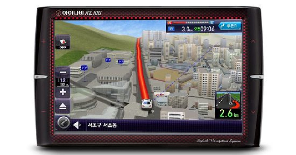 [히트상품]프리미엄급 성능의 30만원 중반대 3D 내비게이션 '아이나비 KL100'