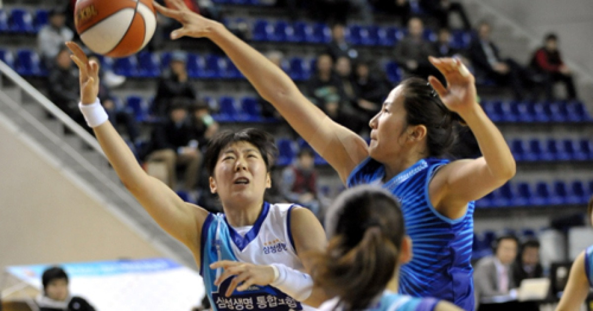 [WKBL] 신정자 블록슛의 정석