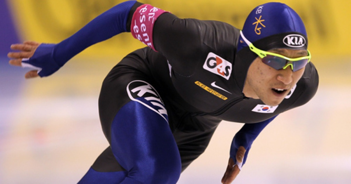 [동계AG] 이규혁, 1500m 3연패 실패..모태범 은메달