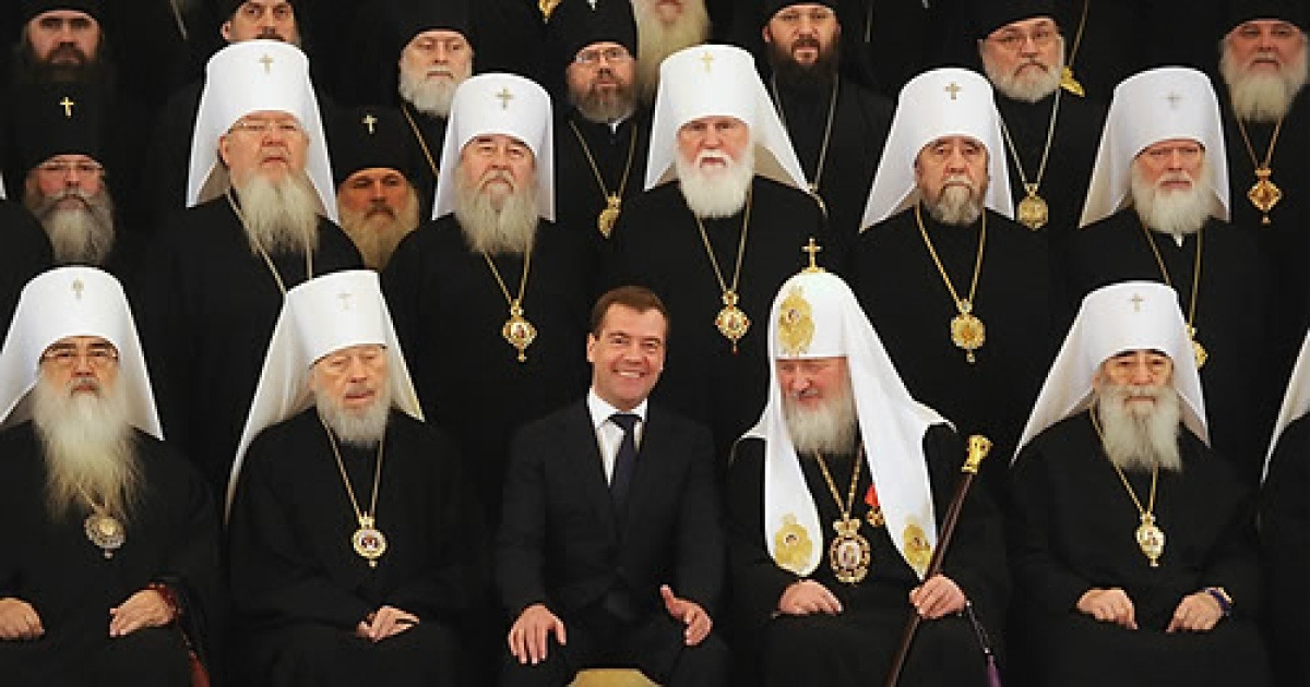 RUSSIA MEDVEDEV ORTHODOX CHURCH ASSEMBLY