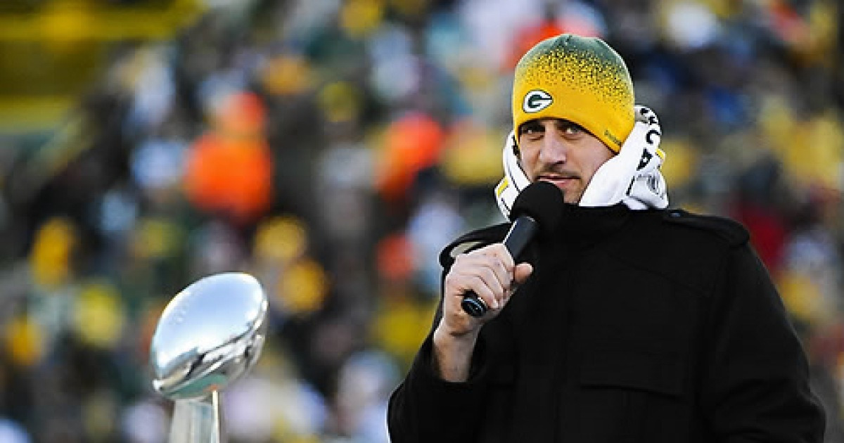 USA AMERICAN FOOTBALL PACKERS SUPER BOWL CELEBRATION