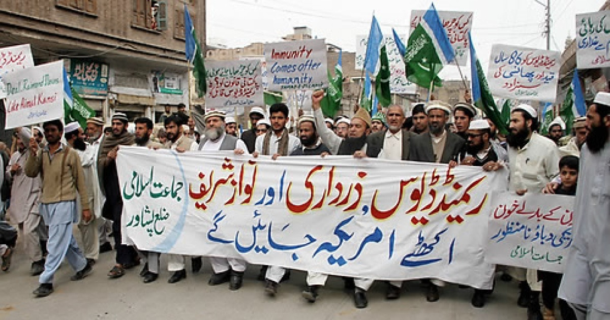 PAKISTAN PROTEST RAYMOND DAVIS