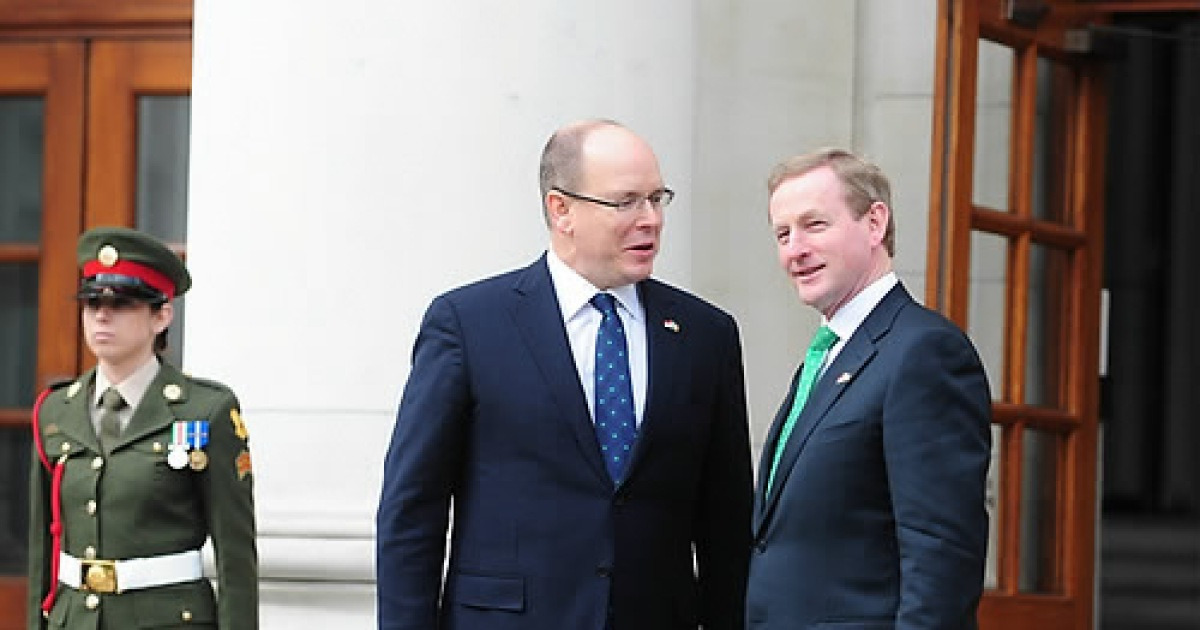 IRELAND PRINCE OF MONACO VISIT