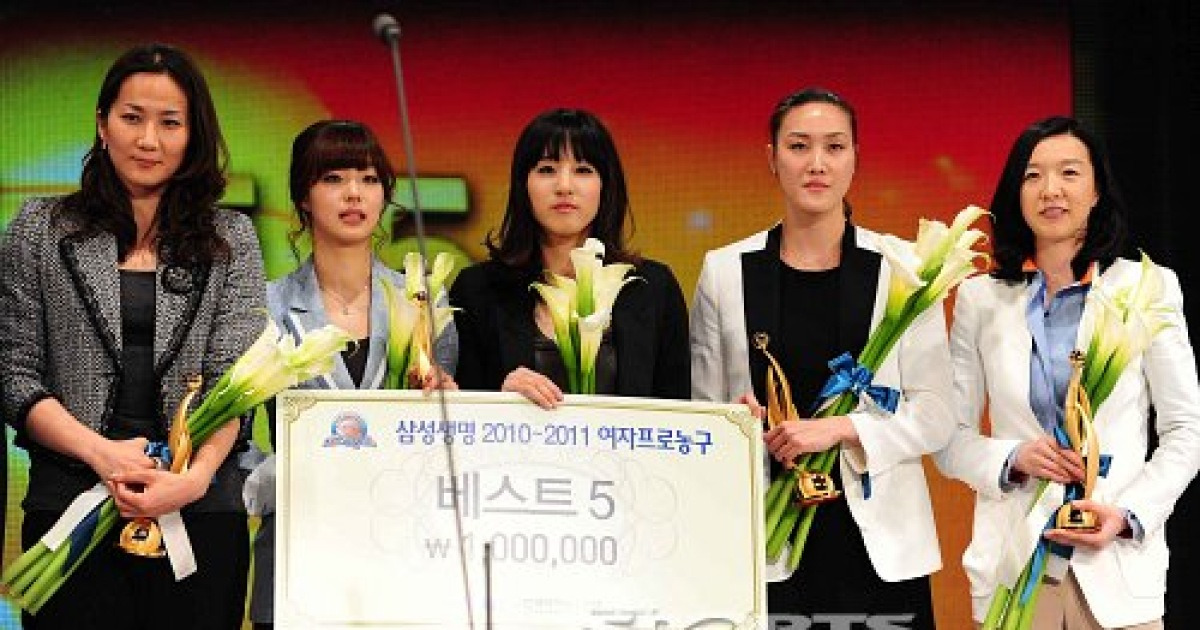 [SW포토]WKBL 베스트 5상 수상자