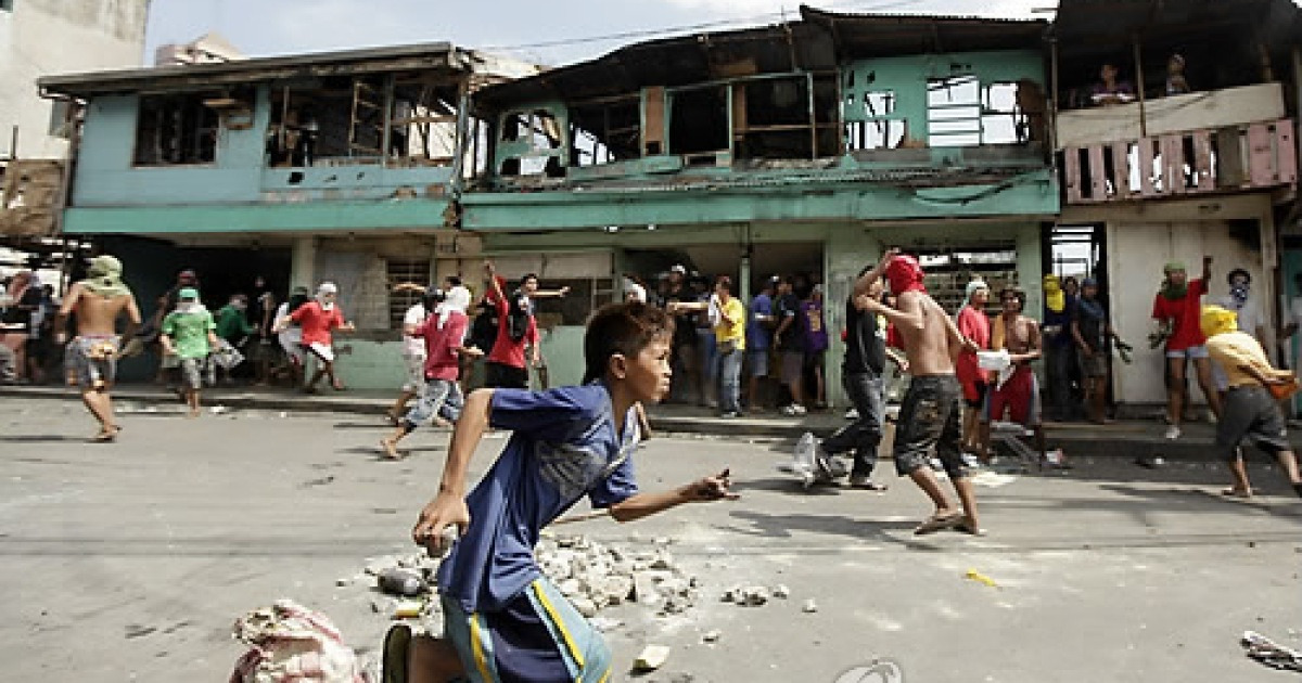 PHILIPPINES DEMOLITION PROTEST