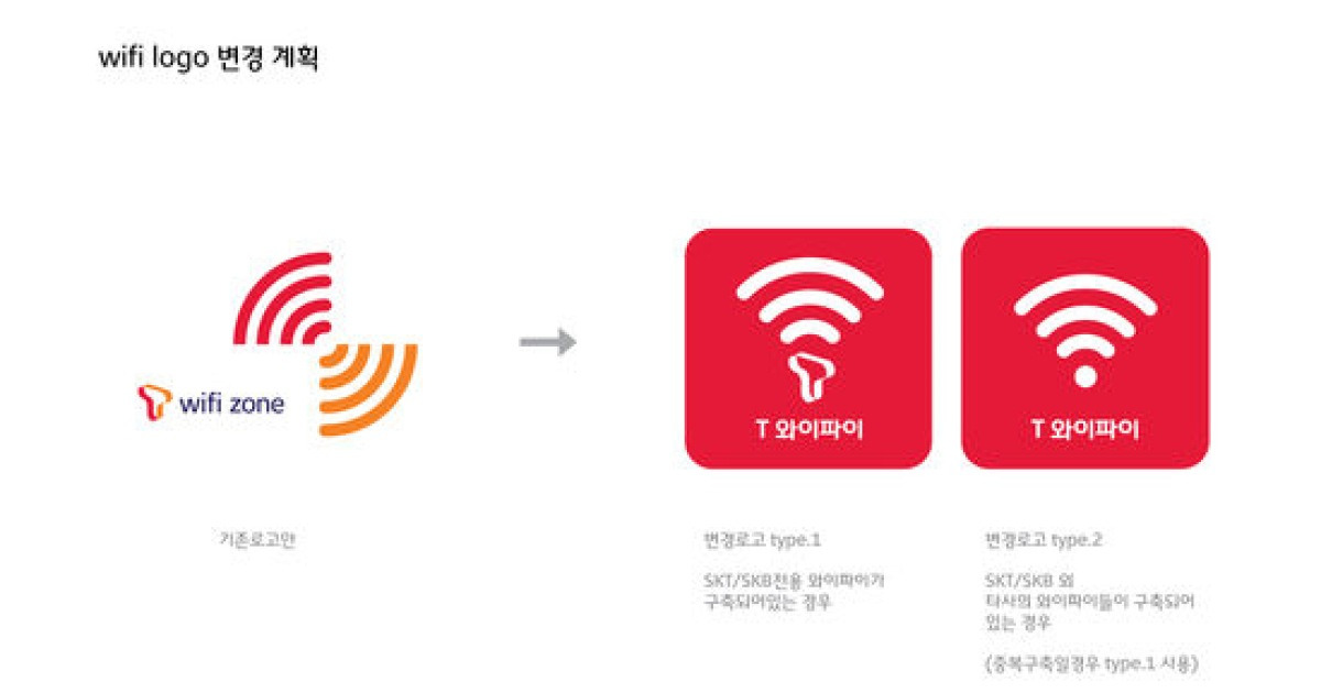 SKT "'티 와이파이' 바뀐 로고 이쁘네"