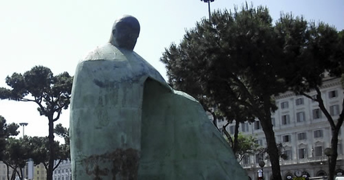 Italy Vatican Pope's Sculpture