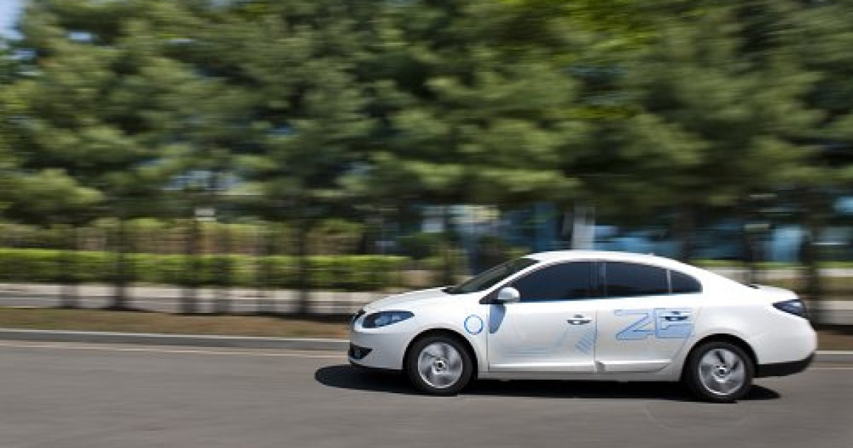 SM3 Z.E., 환경부 전기차 실증사업에 지원한다