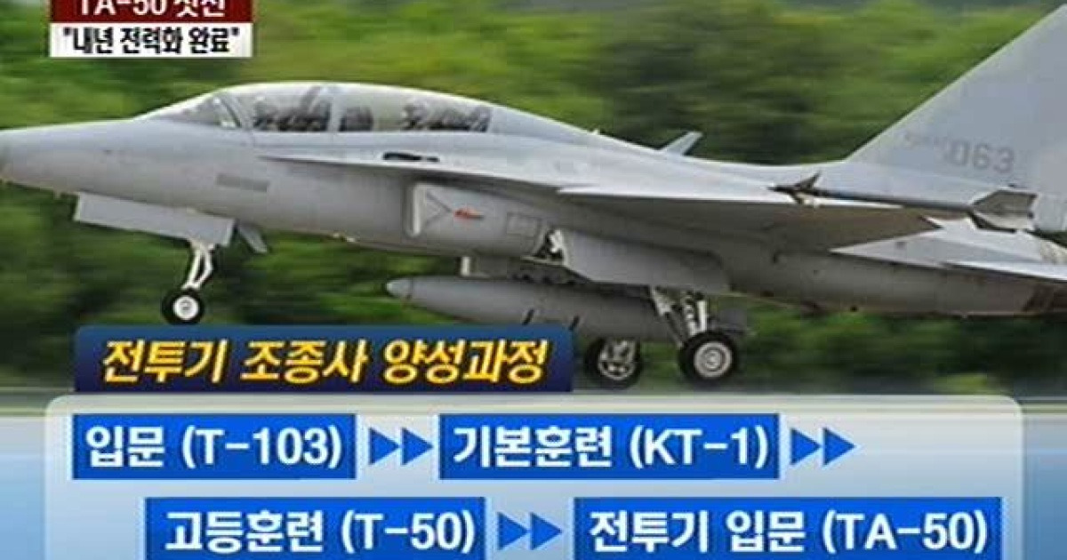 전투기 부럽지 않은 전투훈련기 TA-50 첫선