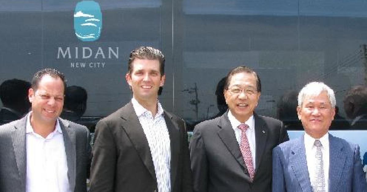 美 '트럼프 그룹' 부회장단, 인천 미단시티 방문