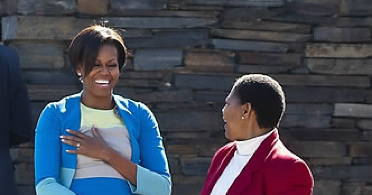 SOUTH AFRICA FIRST LADY OBAMA