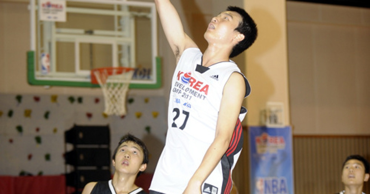 [KBL-NBA 유소년 농구캠프] 대전고 주지윤의 여유있는 골밑슛!