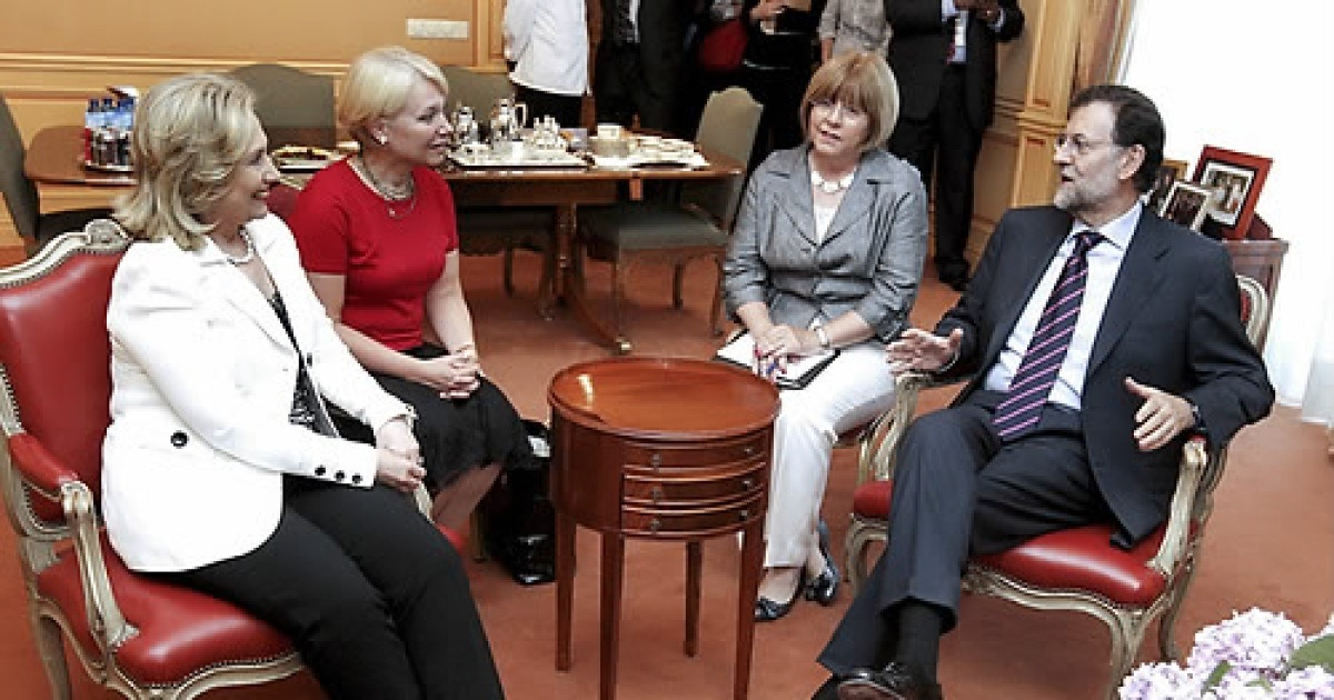 SPAIN USA HILLARY CLINTON VISIT